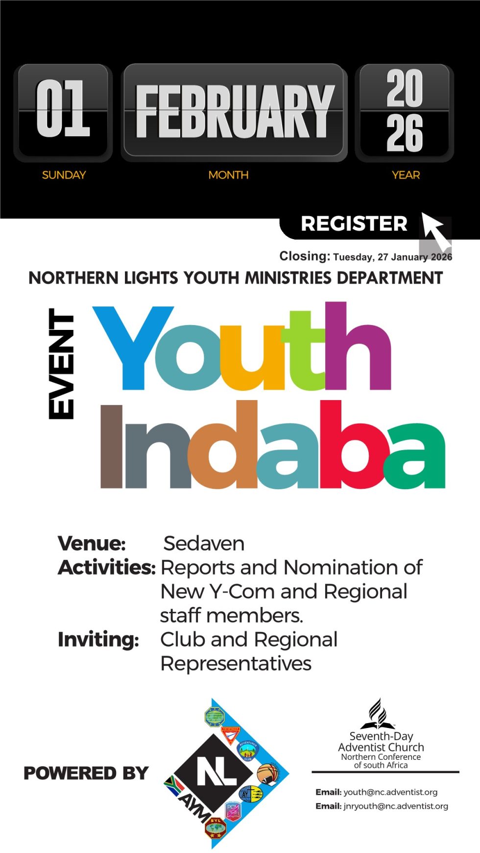 Upcoming Events | NCSA Junior Youth
